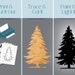 3ft Christmas Tree Template: Printable Stencil PDF for Wood - Etsy