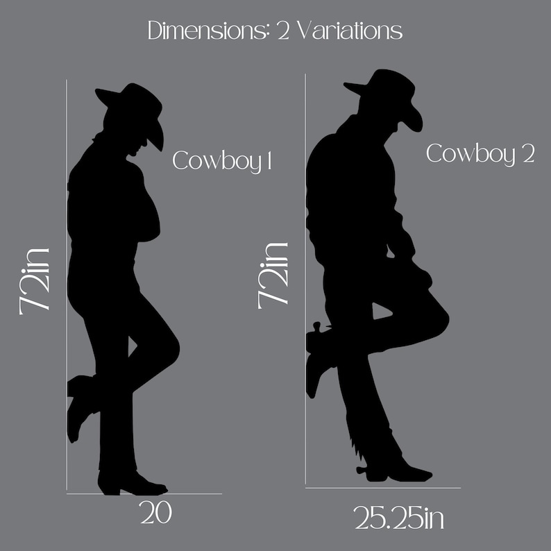 6ft Lifesize Leaning Cowboy | Yard Art | DIY Porch Decorations ...