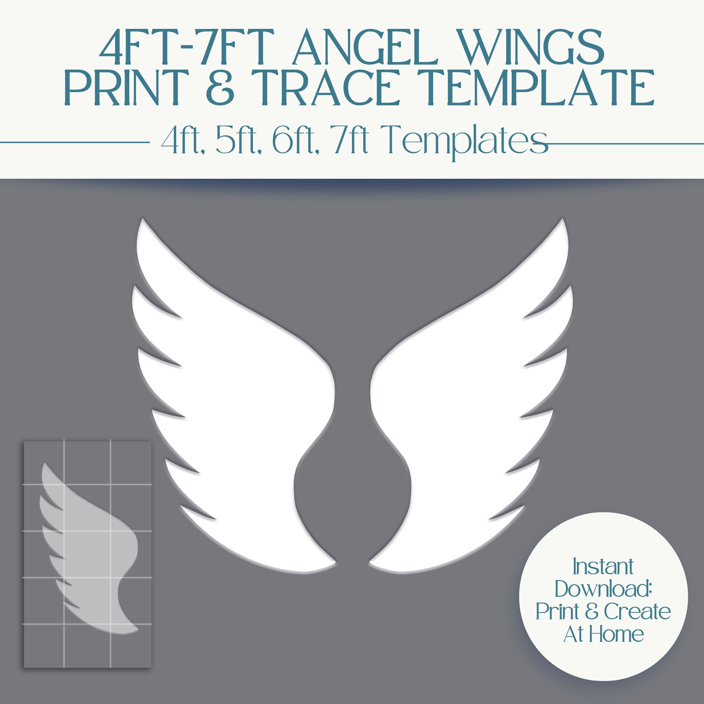 Angel Wings To Print Out