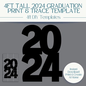4ft Graduation Backdrop Decorations| Grad Party | 2024 Graduation ...