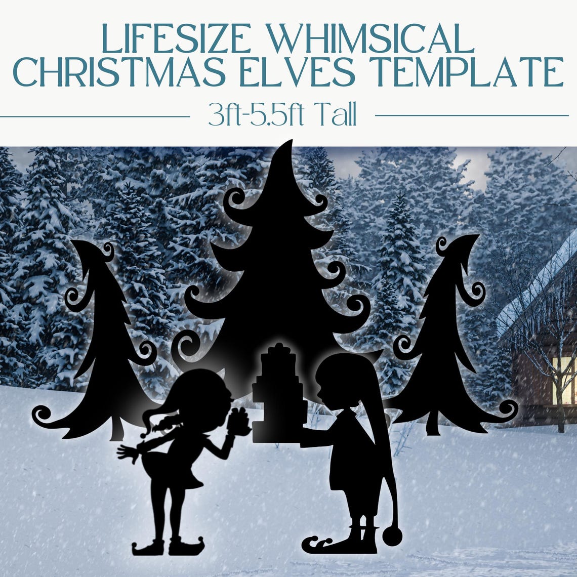 DIY Christmas Scene Bundle | 3ft, 4ft, 5ft, 6ft, 7ft, 8ft, 9ft Life ...