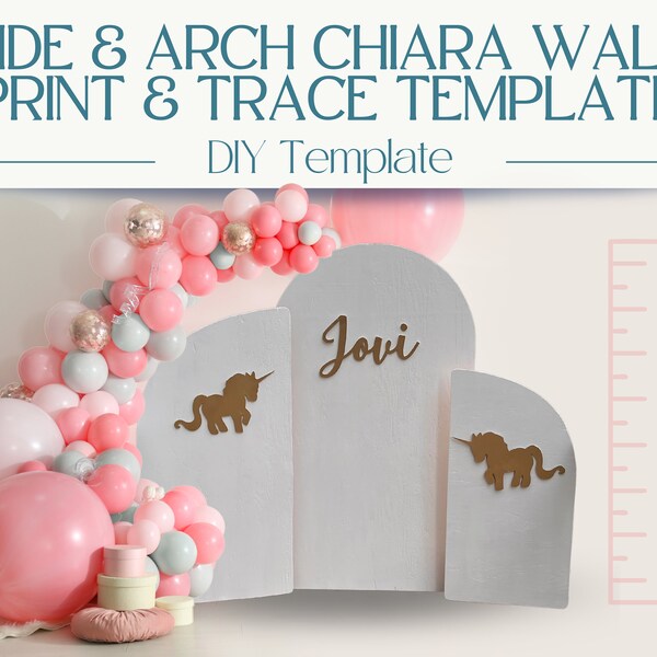 7ft Arch Wall Template - Etsy