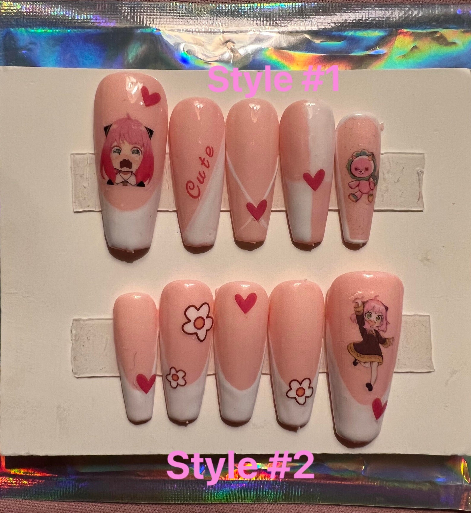 Spyxfamily Anya Theme Press on Nails Loid Forger Yor - Etsy Canada