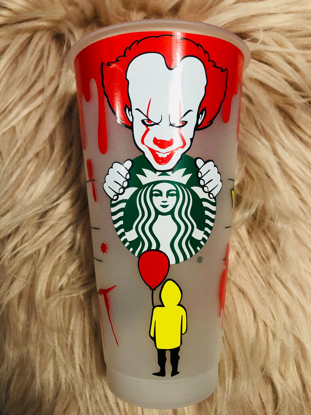 Pennywise- It - Starbucks Cold Cup- Halloween - Horror Night ...