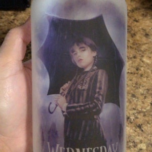 Wednesday Addams Merlina Addams 16 Oz Coffe Cup Libbey Cup Ice Coffee ...