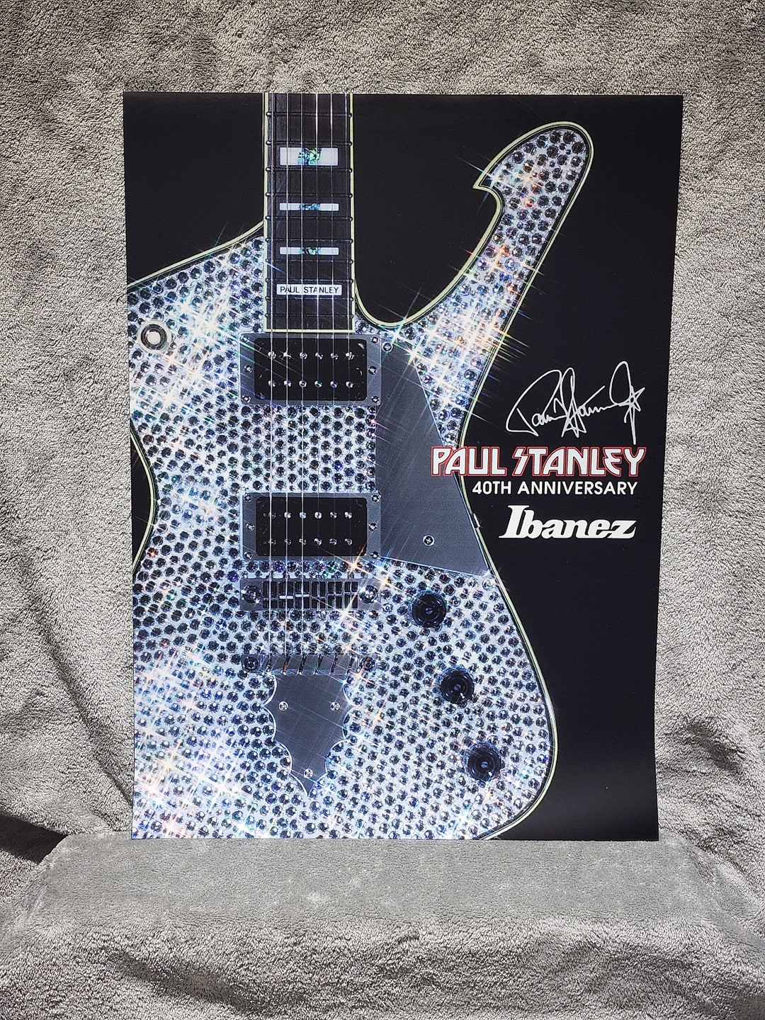 KISS paul Stanley Ibanez 40th Anniversary Promo Poster - Etsy