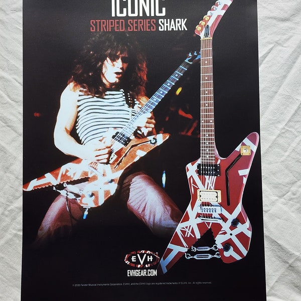 Eddie Van Halen Print - Etsy