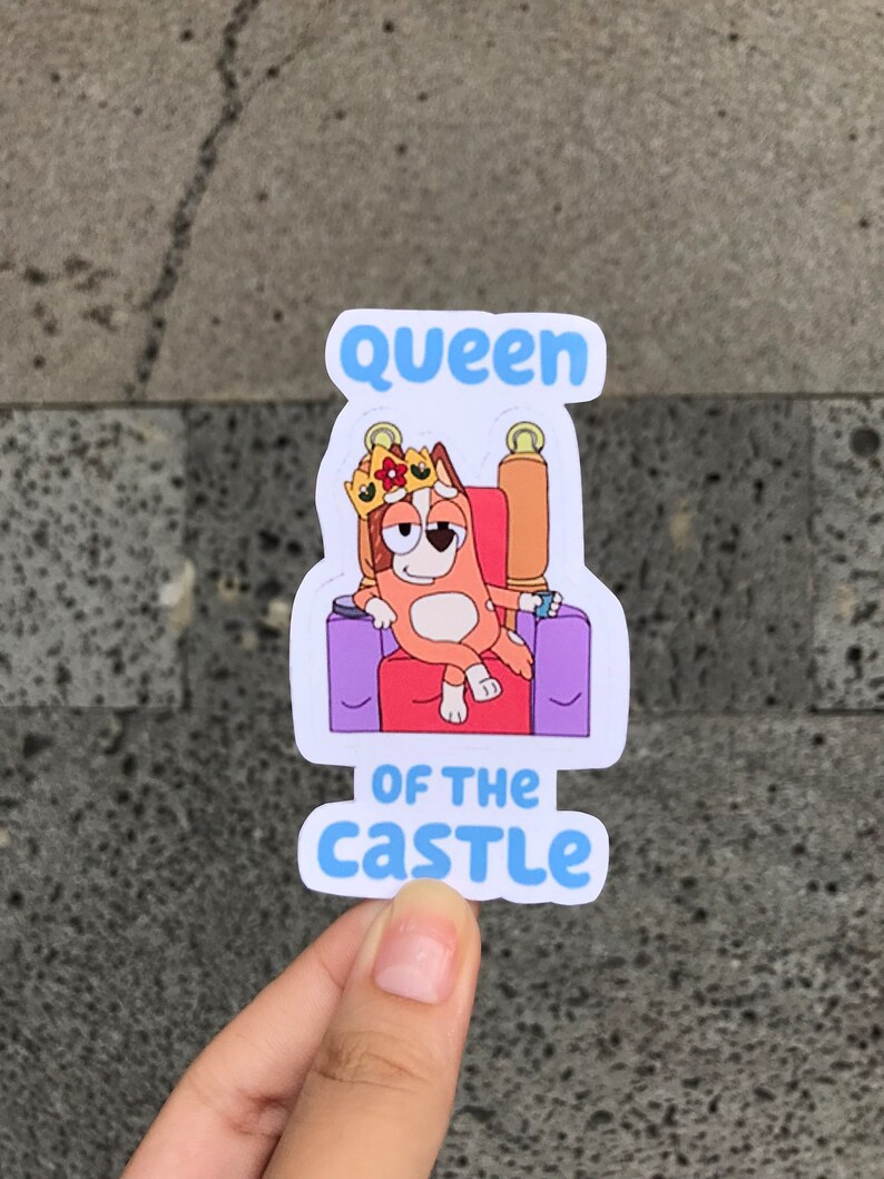 Bluey Vinyl Decal Sticker, Bluey Funny, Bluey Sticker For Laptop ...