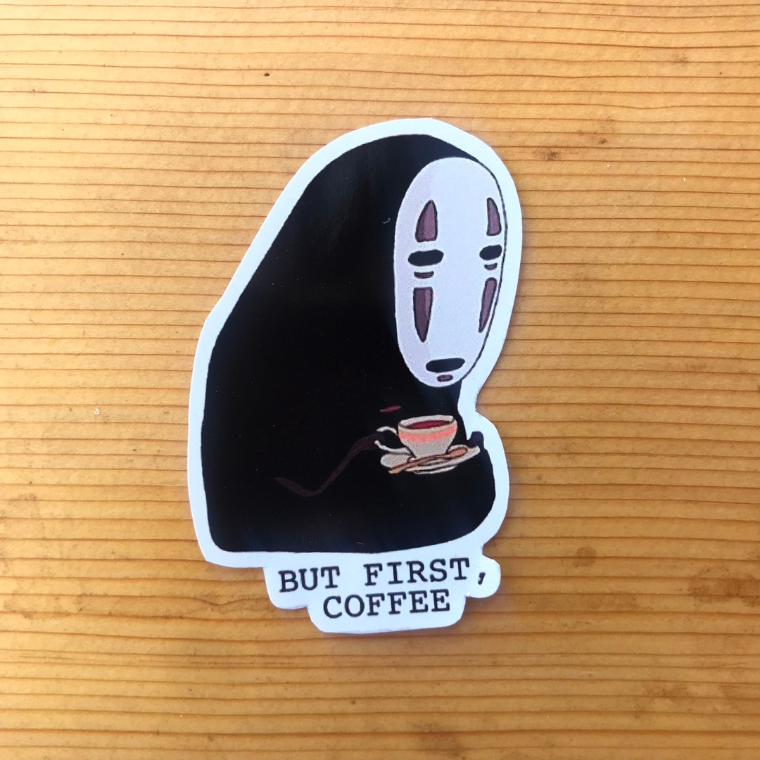 No Face Vinyl Decal Sticker, Anime Funny, No Face Sticker for Laptop ...