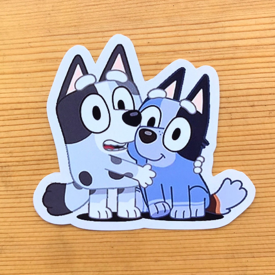 Bluey Vinyl Decal Sticker, Bluey Funny, Bluey Sticker for Laptop ...