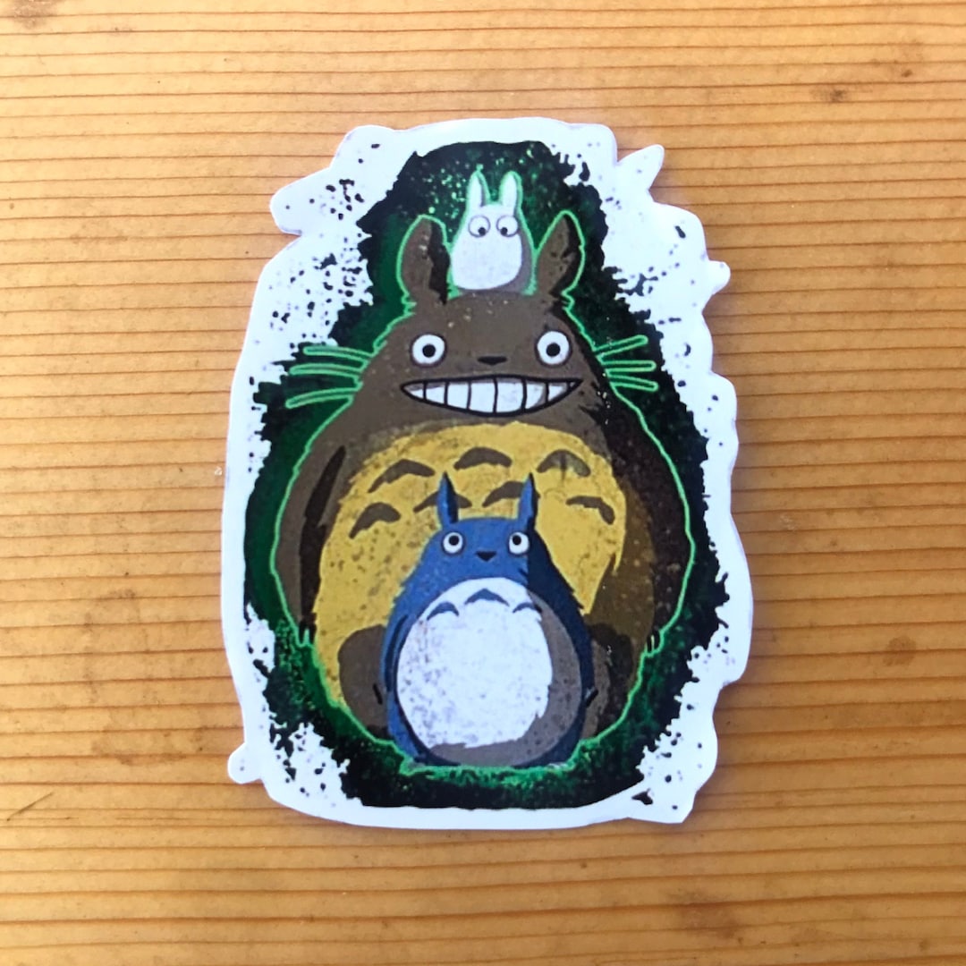 Totoro Vinyl Decal Sticker Anime Funny Totoro Sticker for - Etsy