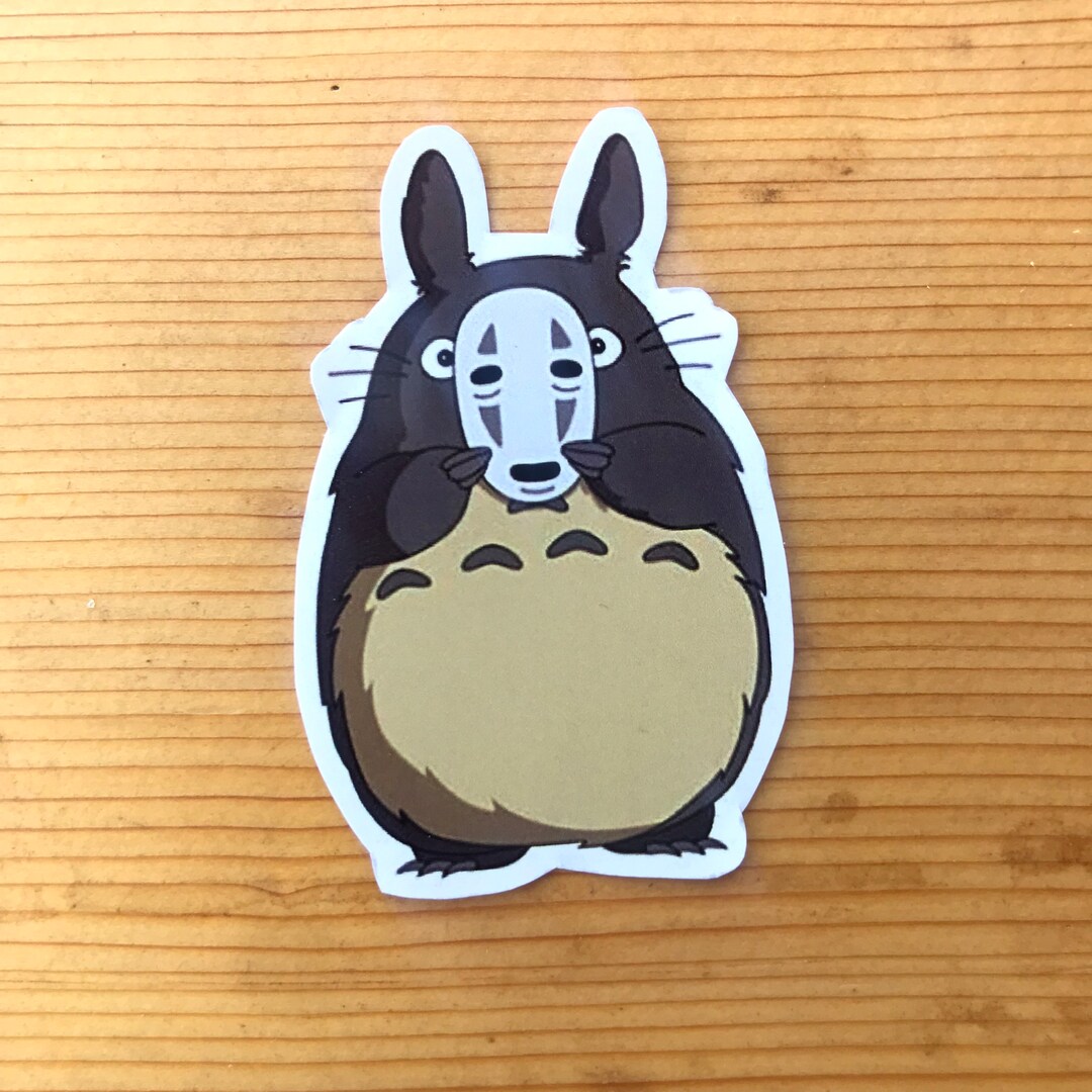 Totoro Vinyl Decal Sticker Anime Funny Totoro Sticker for - Etsy