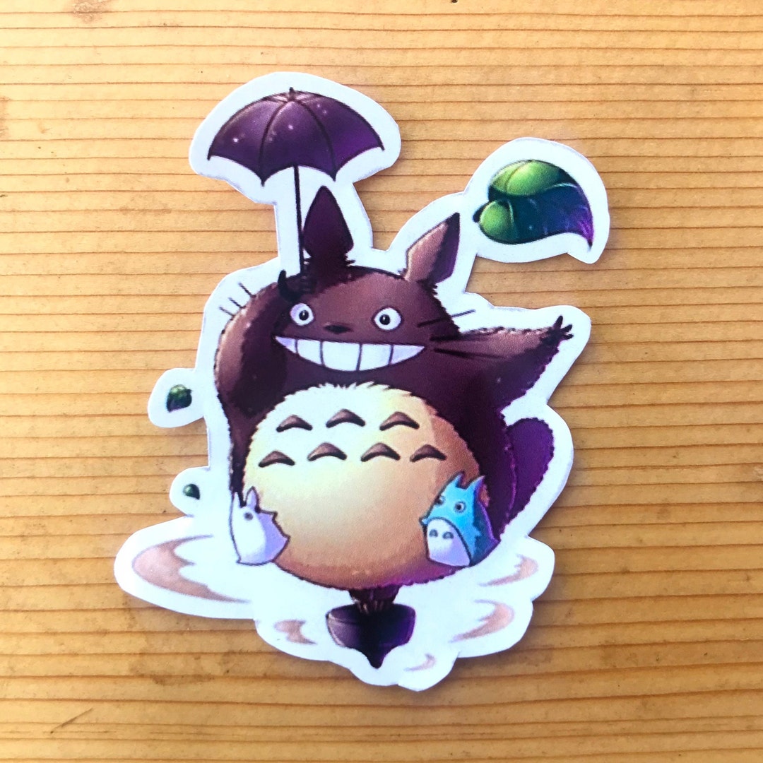 Totoro Vinyl Decal Sticker Anime Funny Totoro Sticker for - Etsy