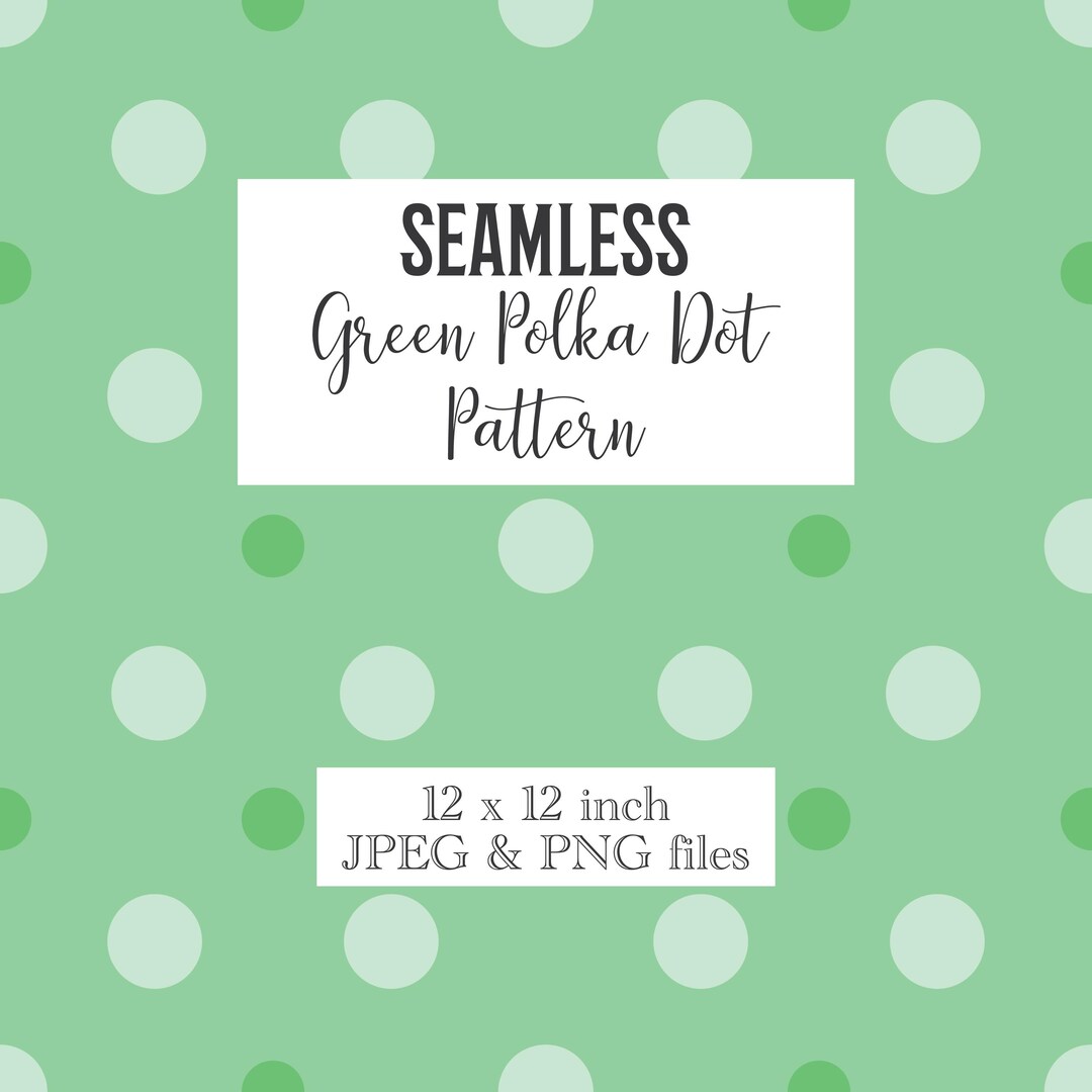Polka Dot Seamless Pattern, Digital Paper, Dots Printable Scrapbook ...