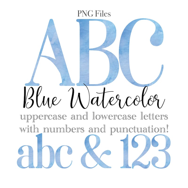 Clip Art Letters - Etsy