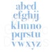 Blue Watercolor Alphabet Letters and Numbers, Baby Shower Lettering ...