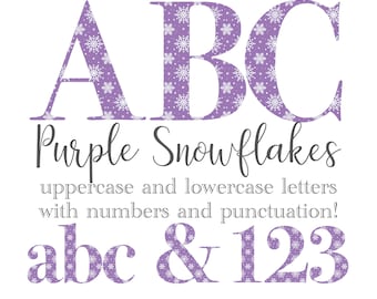 Winter Letters, Snowflake Letters Png, Blue Snowflake Holiday Lettering ...