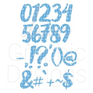 Snowflake Letters PNG, Winter Letters, Blue Snowflake Holiday Lettering ...