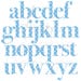 Snowflake Letters PNG, Winter Letters, Blue Snowflake Holiday Lettering ...