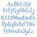 Blue Watercolor Alphabet Letters and Numbers, Baby Shower Lettering ...