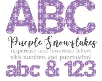 Winter Letters, Snowflake Letters Png, Blue Snowflake Holiday Lettering ...