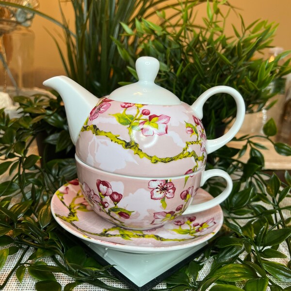 Cherry Blossom Pot - Etsy