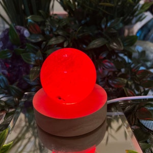 Wooden Light up Sphere Stand - Etsy