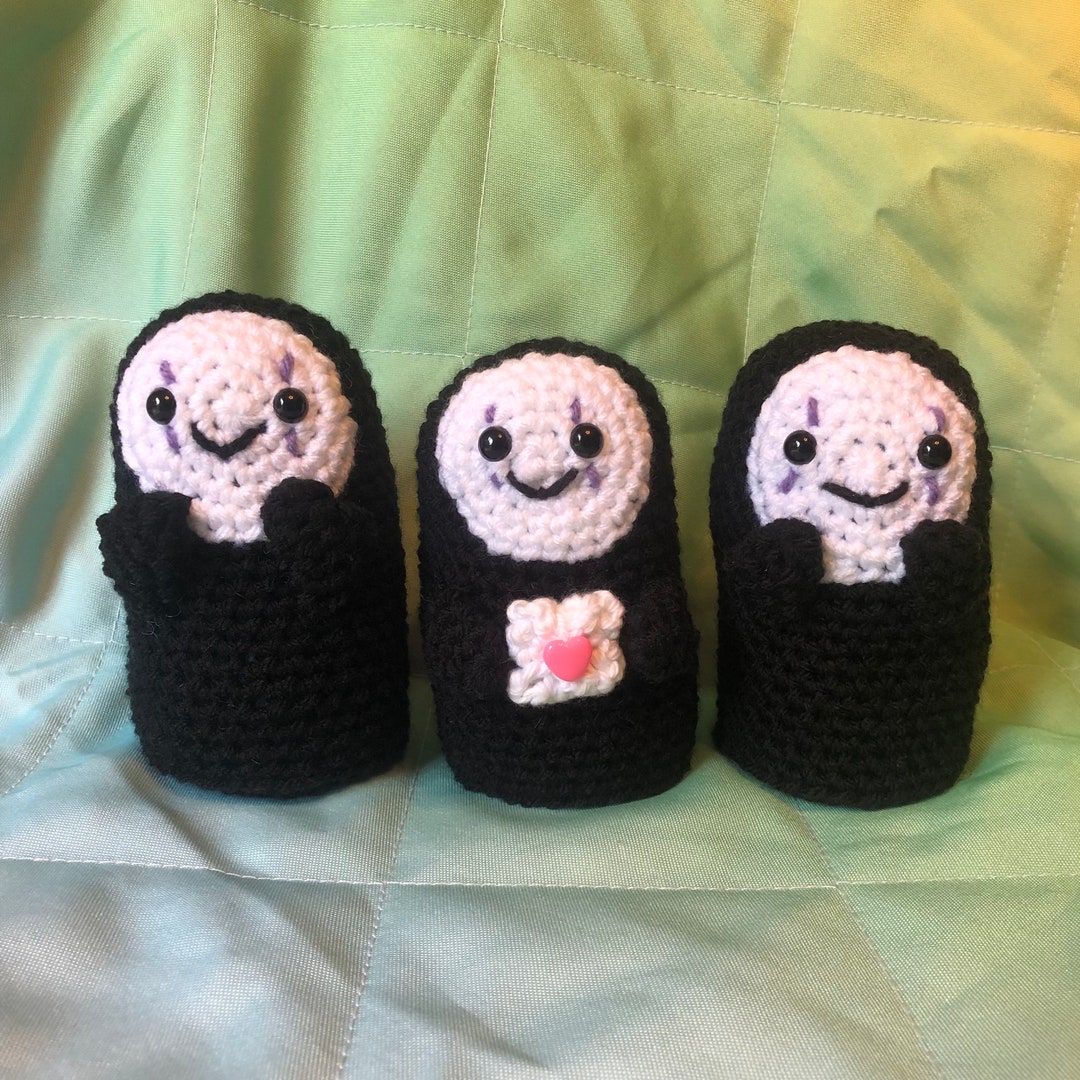 Shy No-face Plushies Kawaii Amigurumi Plush - Etsy