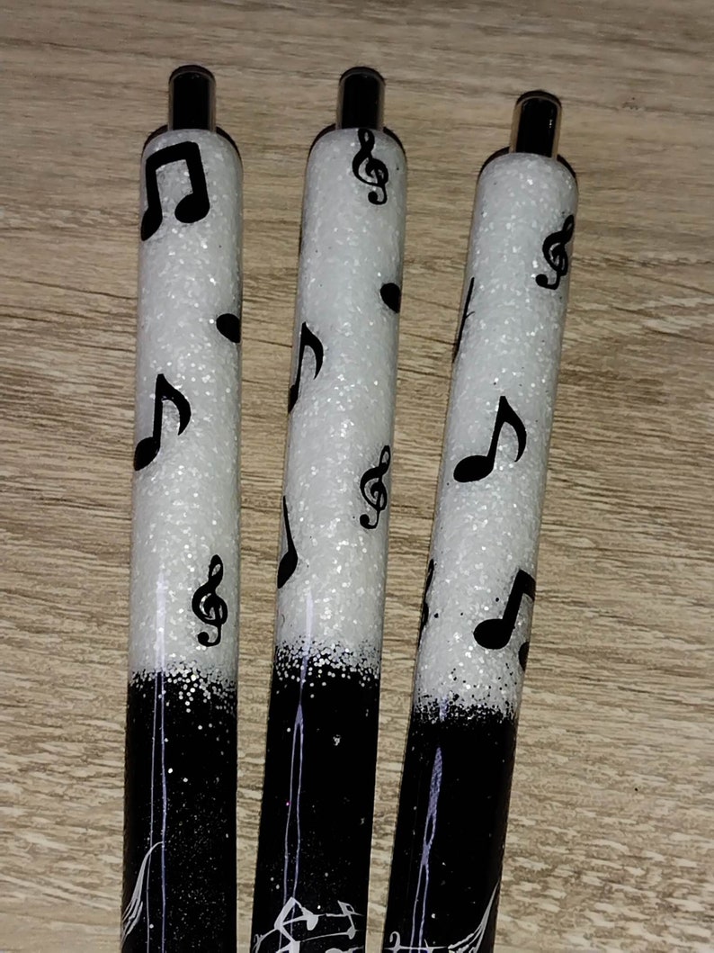 Music Note Glitter Pen - Etsy
