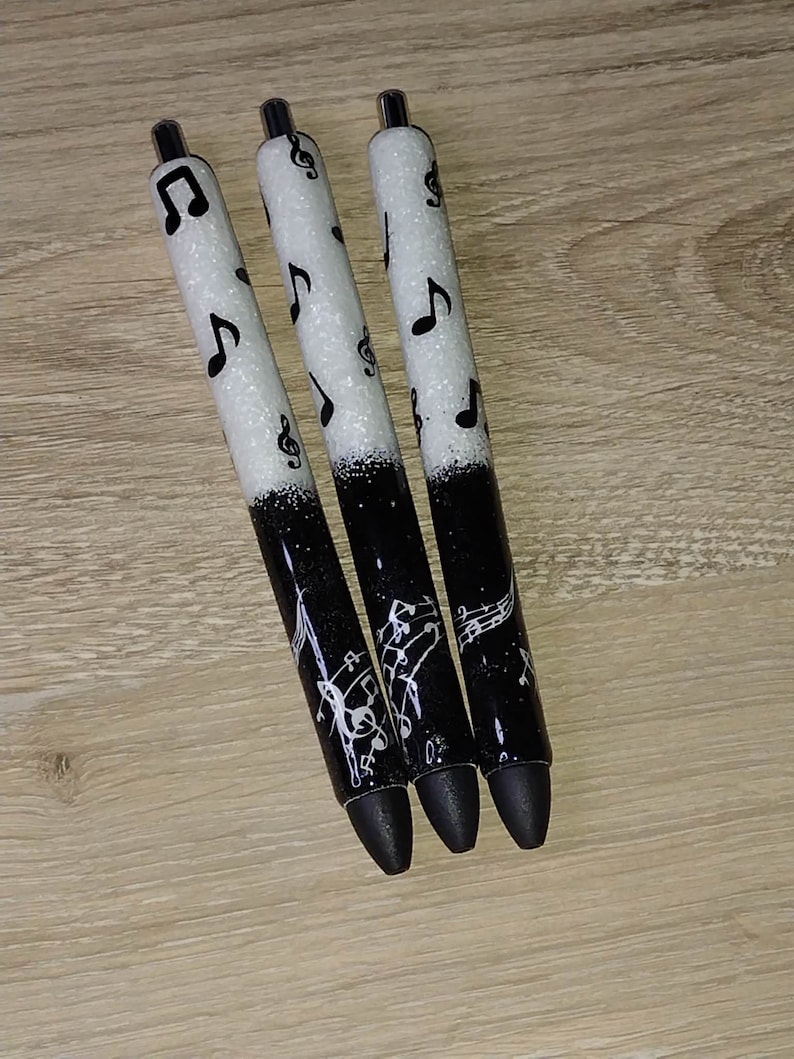 Music Note Glitter Pen - Etsy