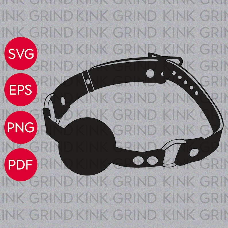 Ball Gag SVG, BDSM, NSFW, Dominate/submissive, Kink Svg, Adult Svg ...