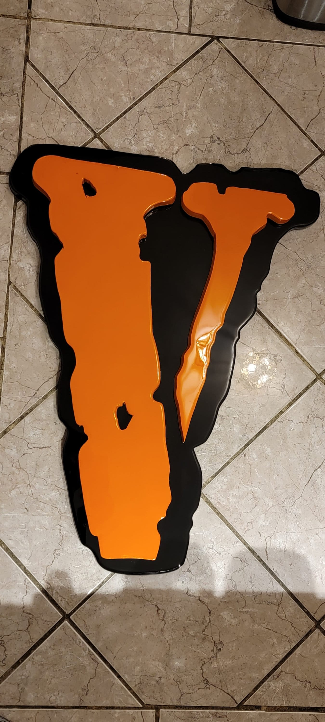 Vlone Logo Black On Yellow" Art Board Print For Sale By SaharAlfadil ...