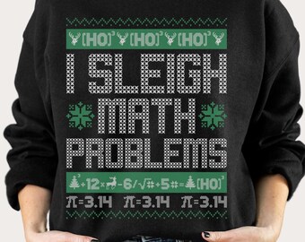Math Ugly Christmas Sweater - Etsy