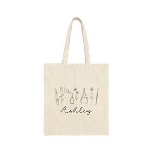Custom Name Nail Tech Tote Bag, Personalized Nail Tech Gifts ...