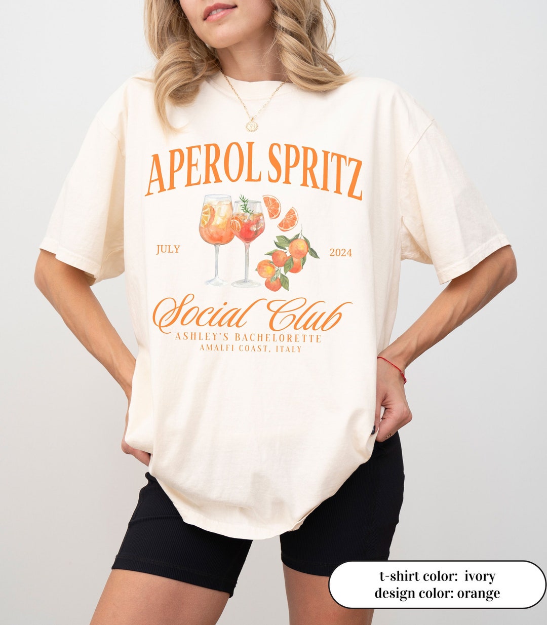 Aperol Spritz Shirt, Custom Aperol Spritz Bachelorette Shirt, Aperol ...