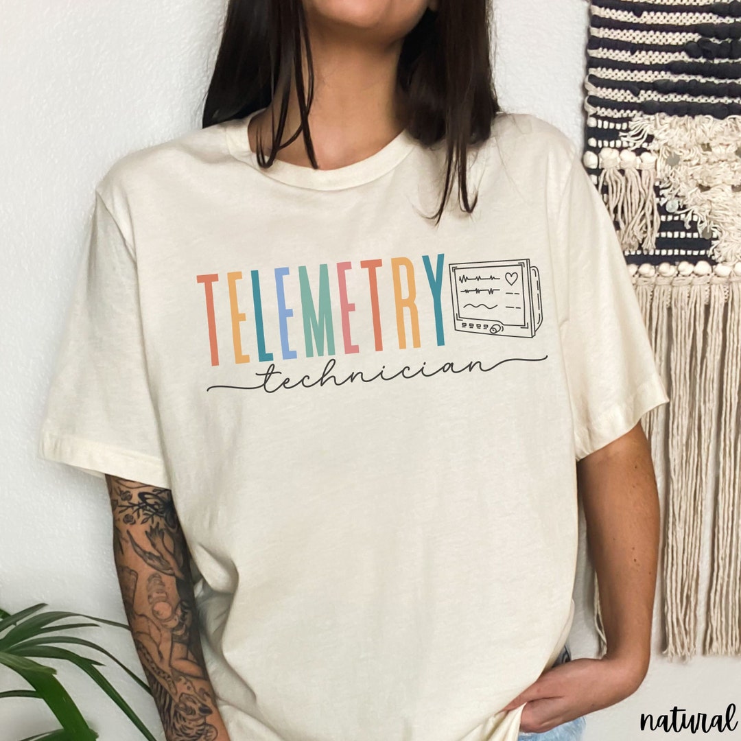 Telemetry Technician Shirt, Telemetry Shirt, Telemetry Tech Tshirt ...