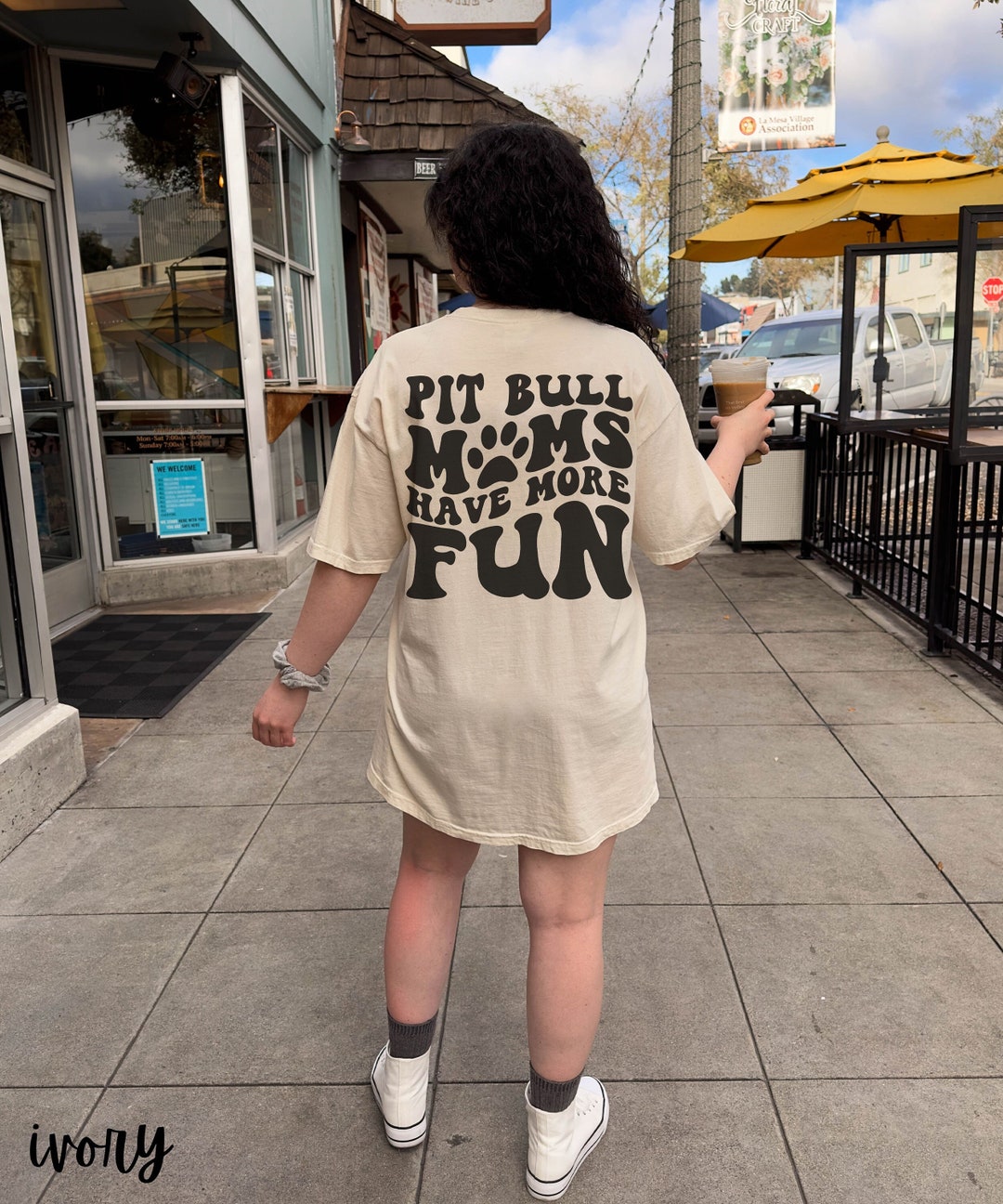 Pit Bull Mama Comfort Colors Tshirt, Pit Bull Moms Have More Fun, Pitty ...