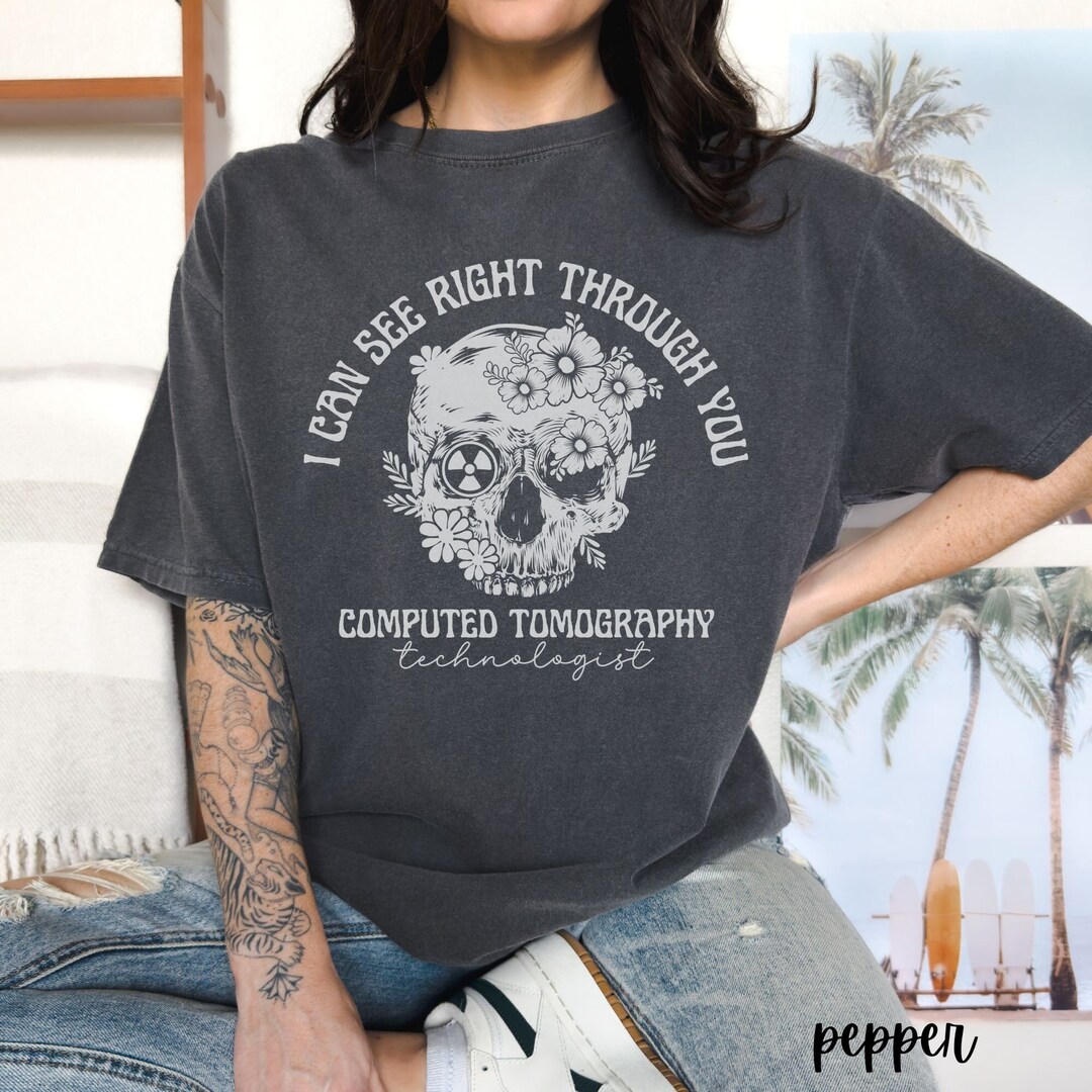 Comfort Colors Ct Tech Shirt, Ct Technologist, Ct Tech Shirts, Xray ...