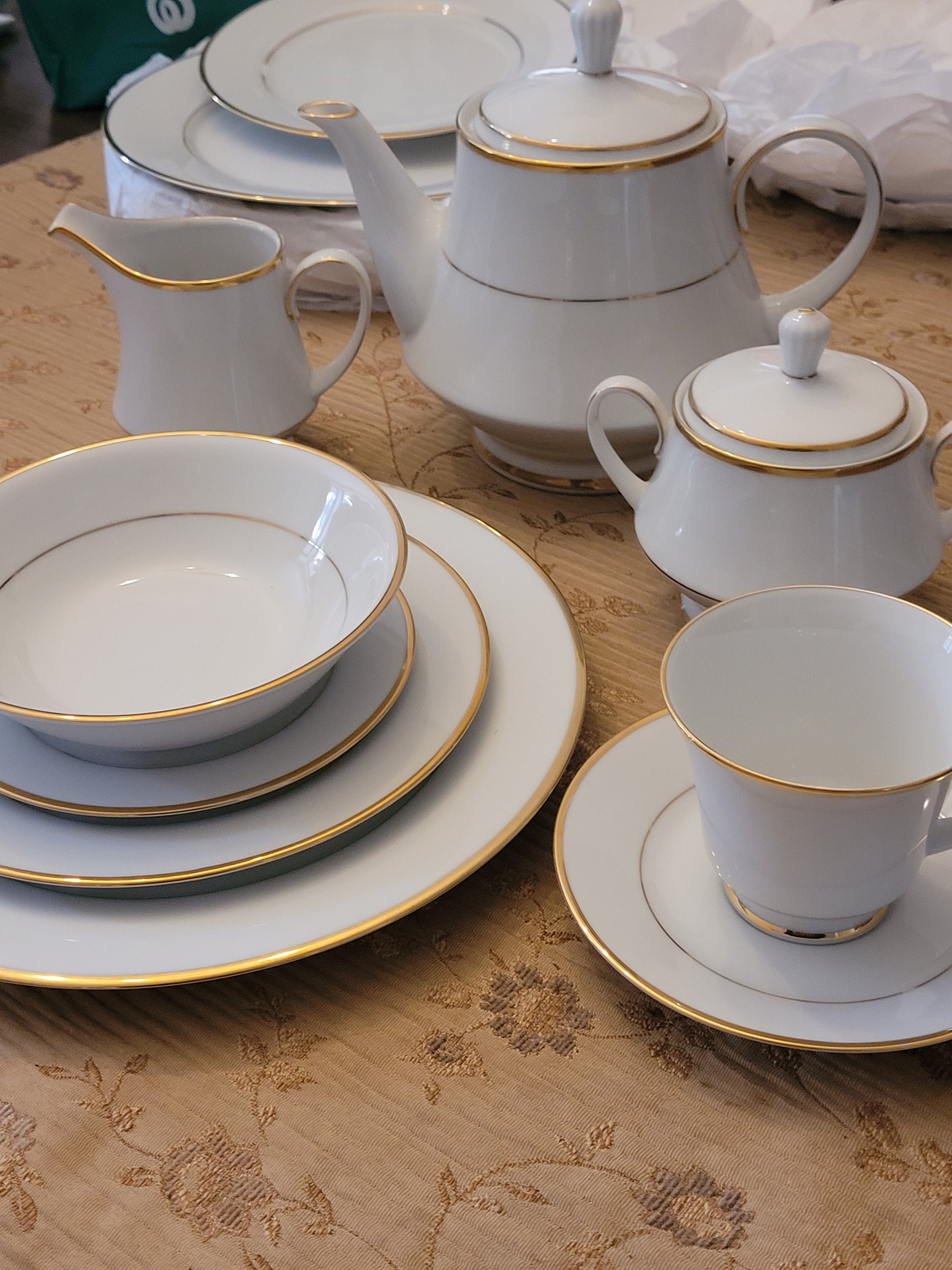Noritake Contemporary Heritage 2982 Dinner Set - Etsy Australia