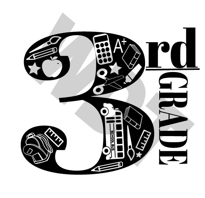 Elementary School Grade Bundle SVG - Etsy