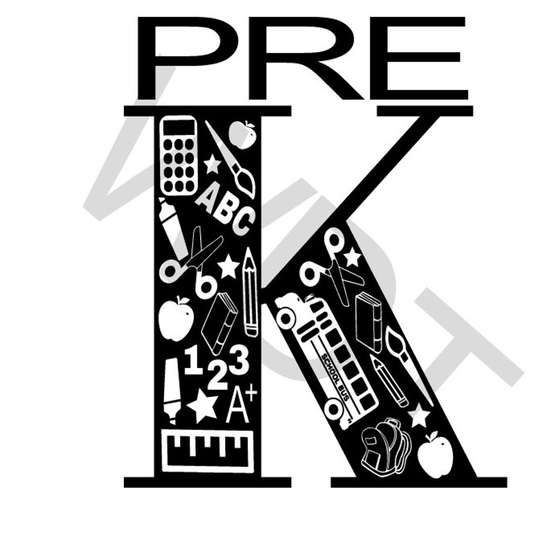 Pre-k and Kinder Grade SVG - Etsy