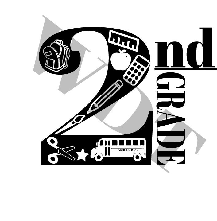 Elementary School Grade Bundle SVG - Etsy