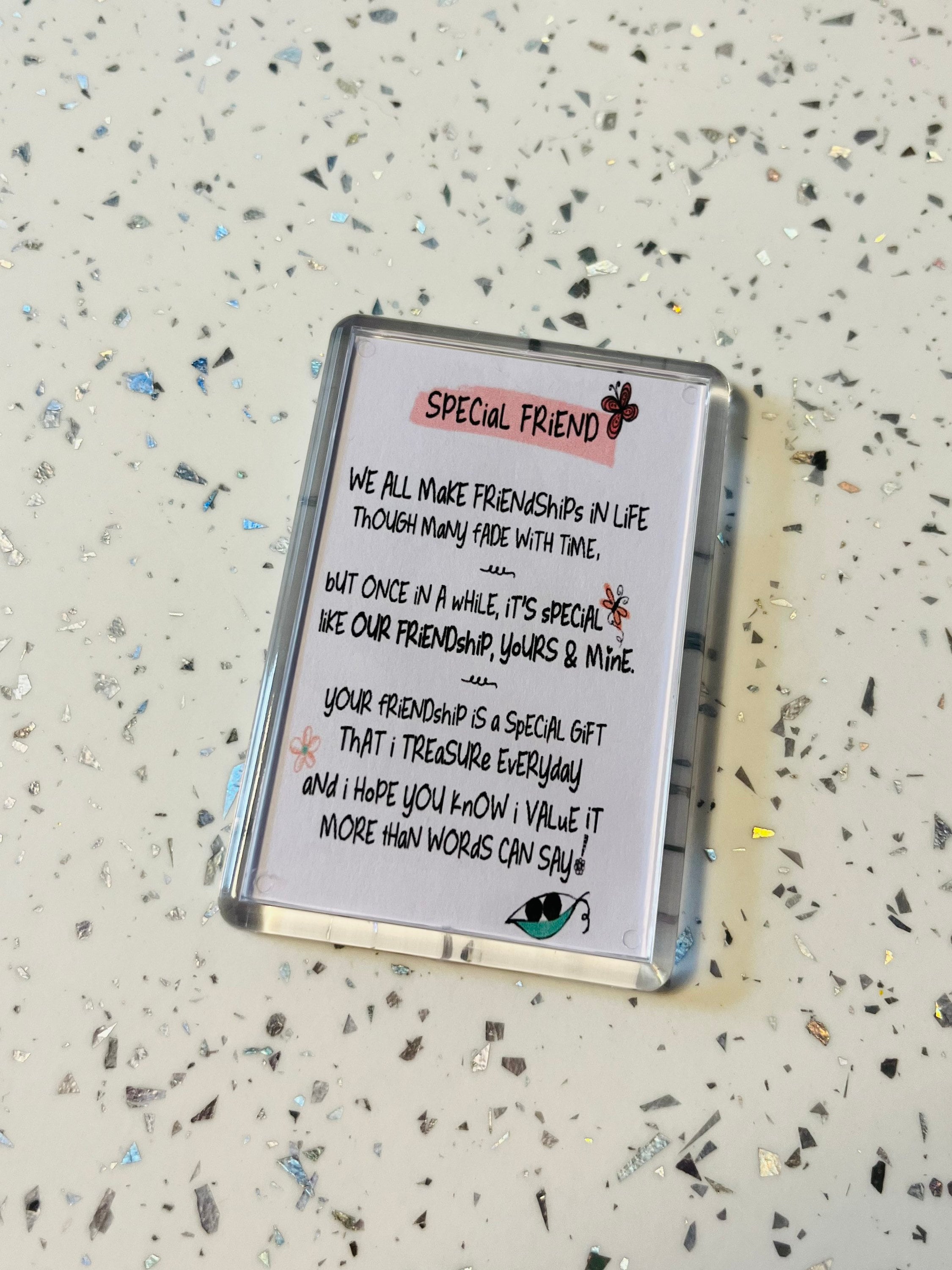 Sentimental Fridge Magnet Poems. Daughter, Sister, Friend, Mum, Dad ...