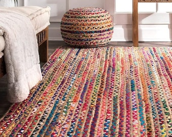 Colorful Braided Rug - Etsy