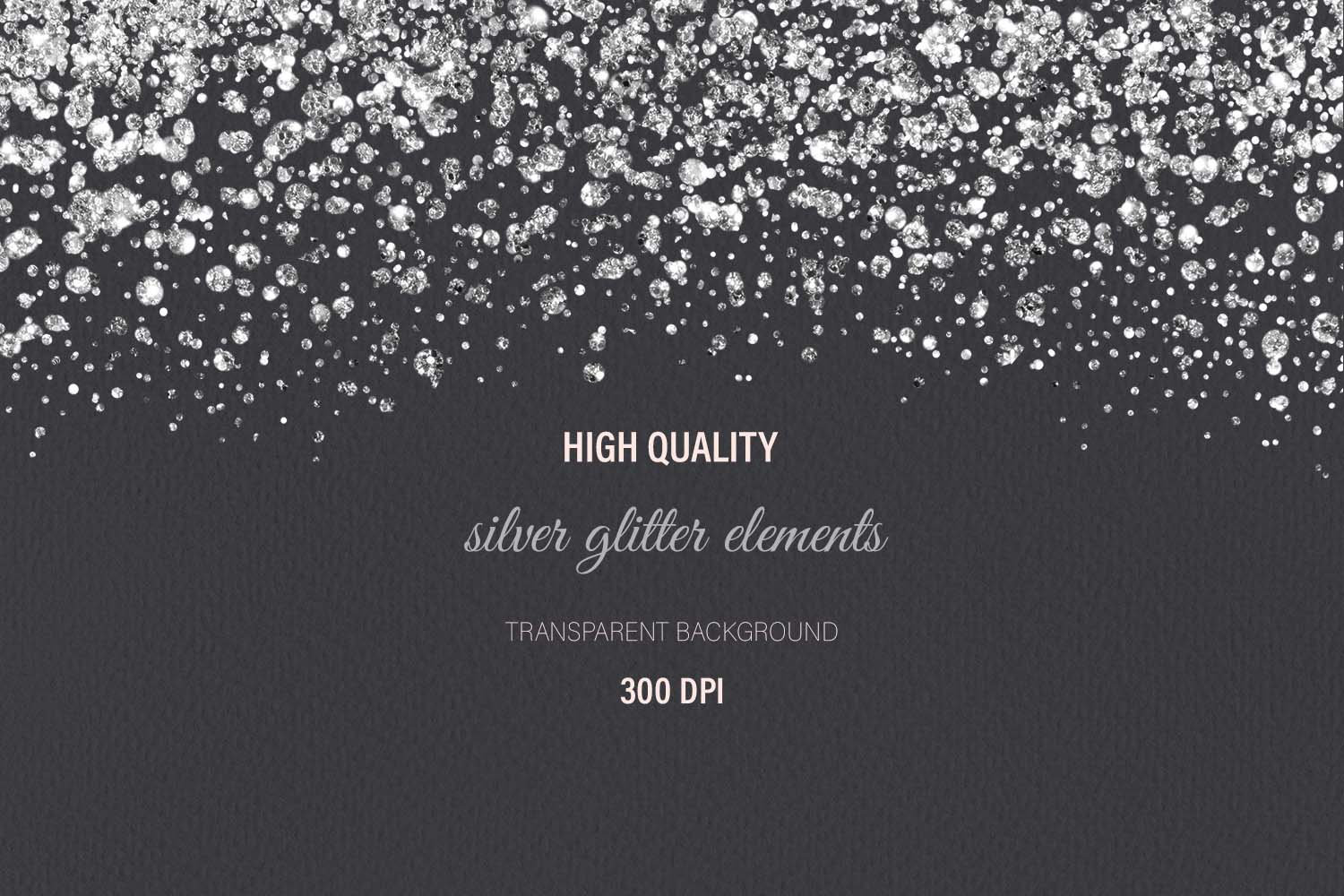 Silver Glitter Frames PNG. Glitter Overlay. Glitter Border Frame, Circle & Oval Frames ...