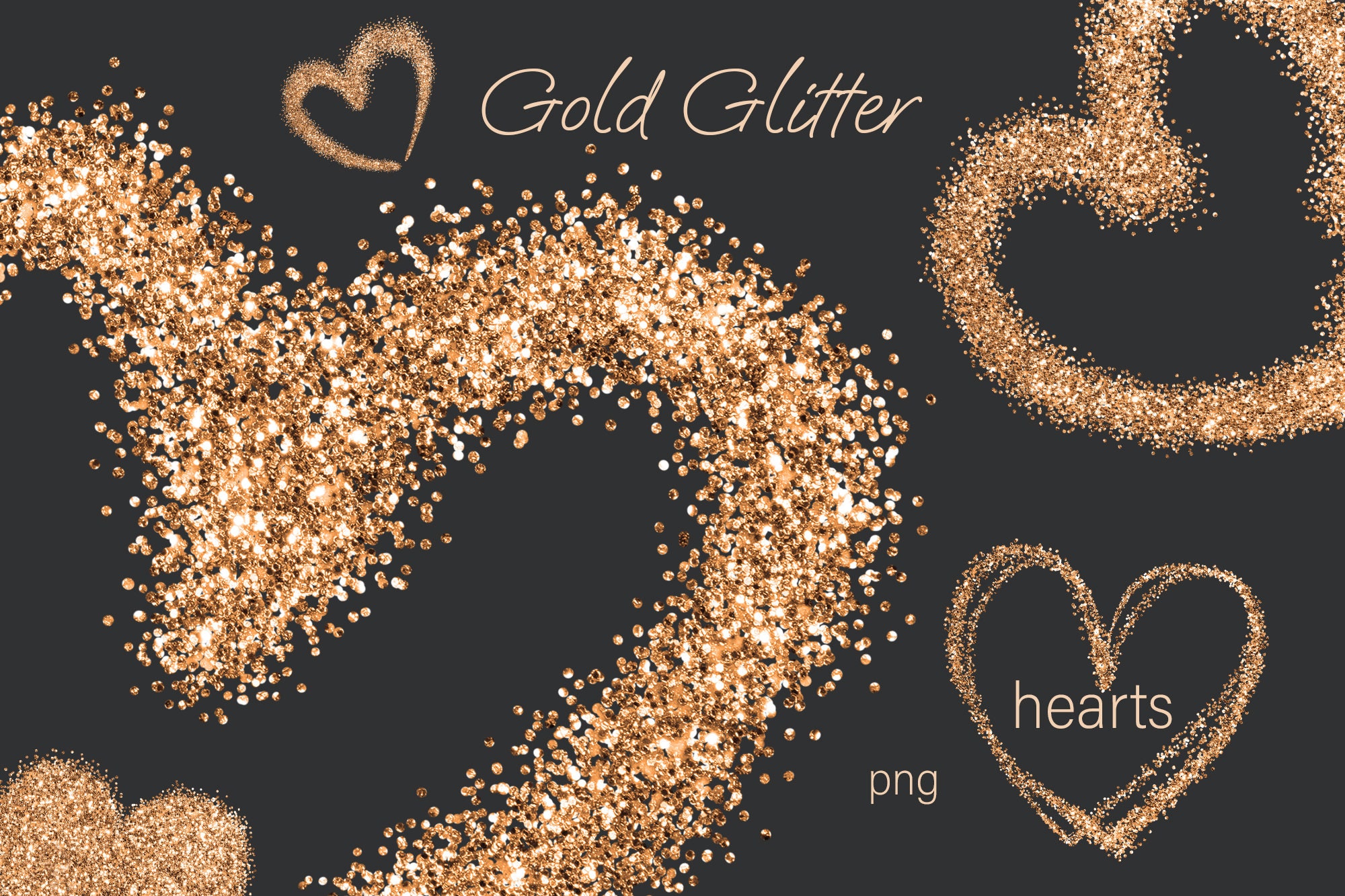 Glitter Heart Png Clipart. Silver Glitter Overlay Heart Frame Png ...
