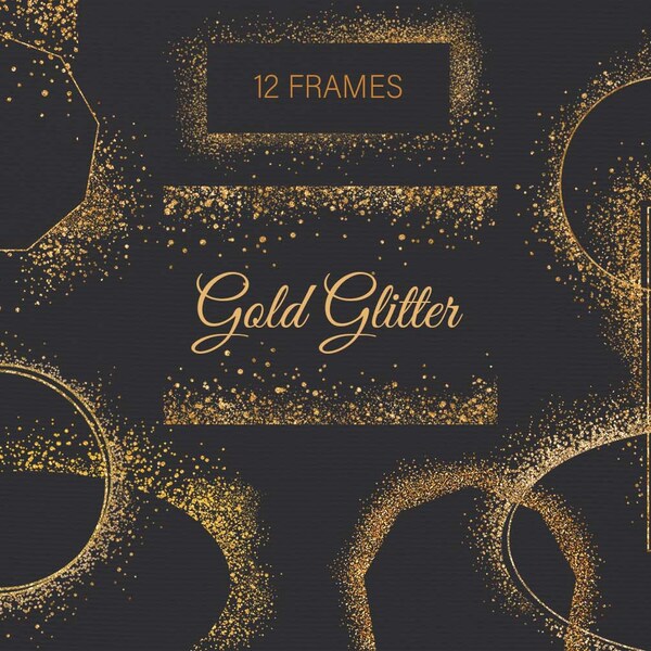 Glitter Frames - Etsy