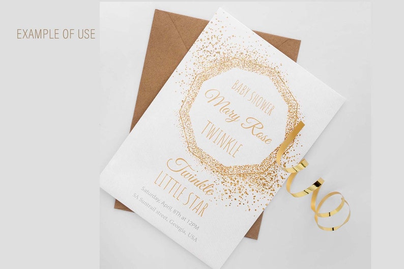 Gold Frames PNG. Glitter Overlay. Christmas, Birthday or Wedding ...