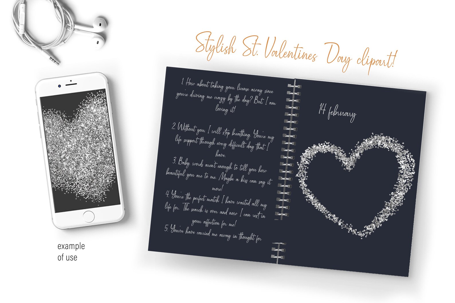 Glitter Heart Png Clipart. Silver Glitter Overlay Heart Frame Png ...