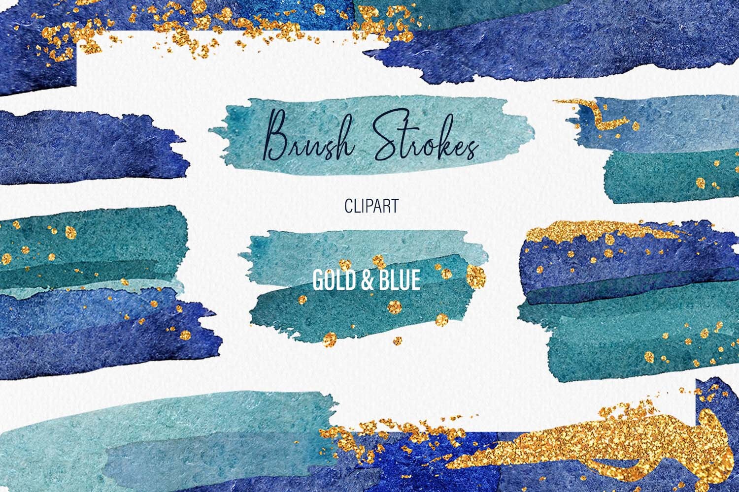 Brush Stroke PNG Watercolor Splash Background Clipart Abstract Shapes ...